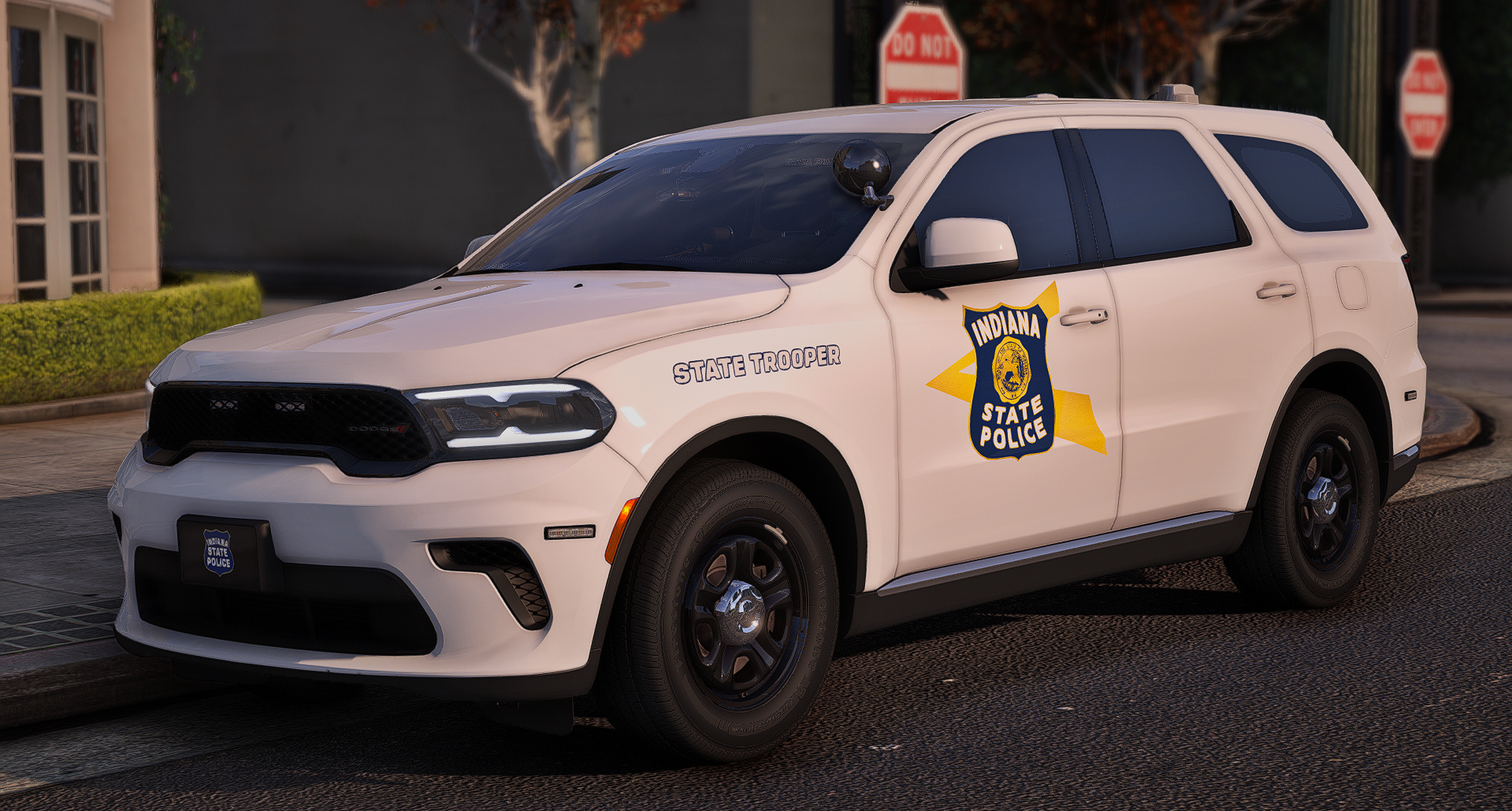 Indiana State Police Slicktop 2024 Durango – Hoosier Modifications